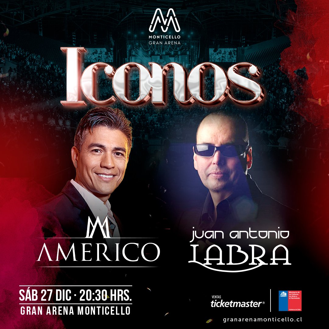 Dos íconos de la música llegan a Gran Arena Monticello: Américo y Juan ...